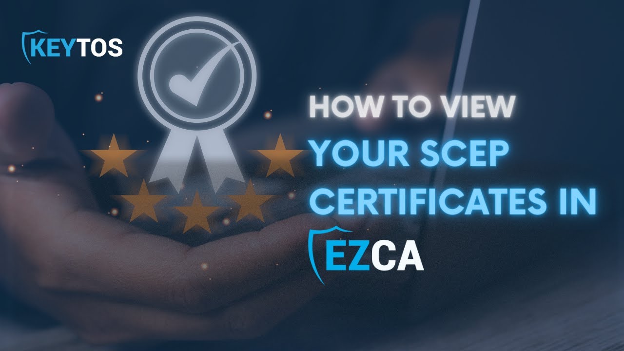 How To View SCEP CA Certificates In EZCA - YouTube