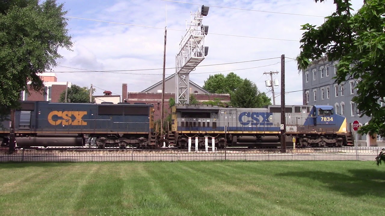 Nice K5LA on CSX 7834 North Hamilton, OH 7/4/18 - YouTube
