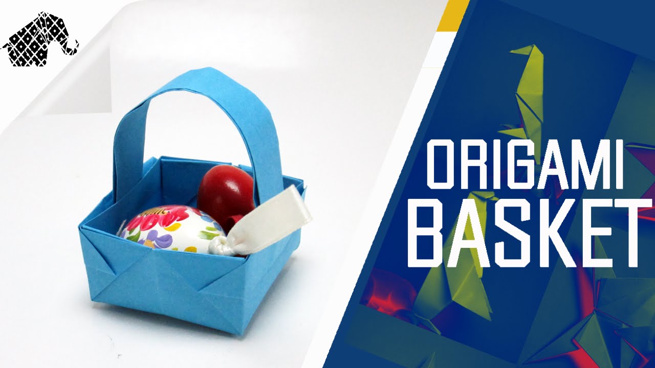 Origami - How To Make An Origami Basket - YouTube