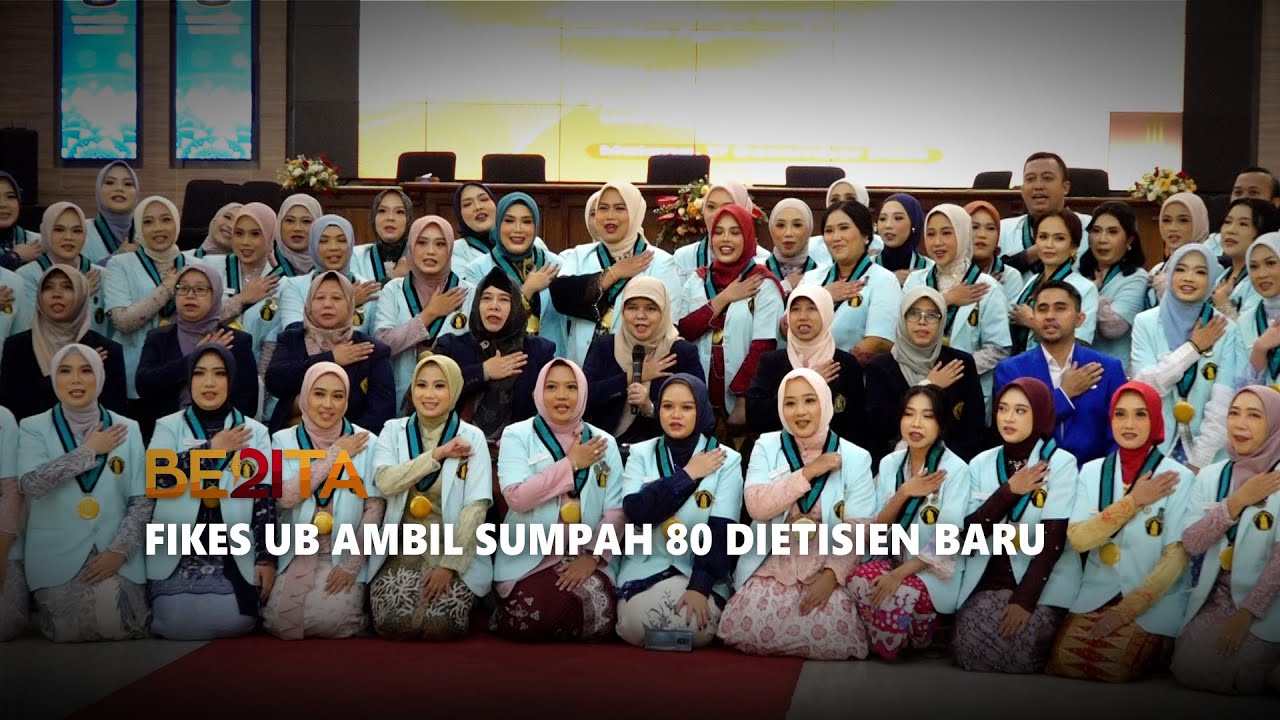 FIKES UB AMBIL SUMPAH 80 DIETISIEN BARU - YouTube