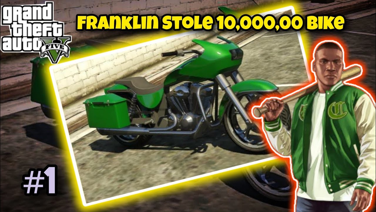 Gta 5 Franklin Steal Bike 🤯 - Gta 5 Chikki - gta 5 mods - YouTube