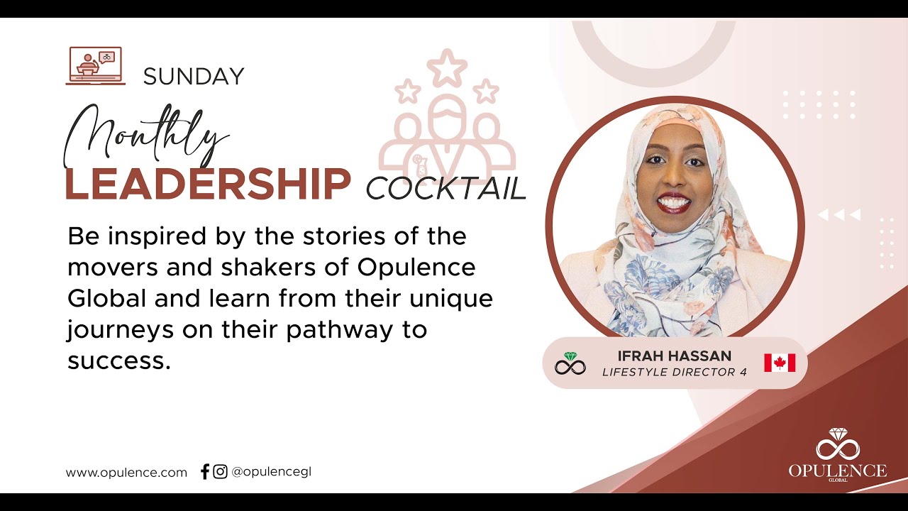 Leadership Cocktail Show with Ifrah Hassan - YouTube