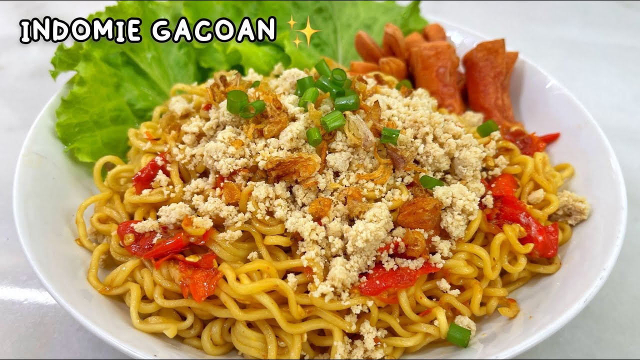 RESEP INDOMIE GACOAN SUPER SIMPEL DAN ENAK - YouTube