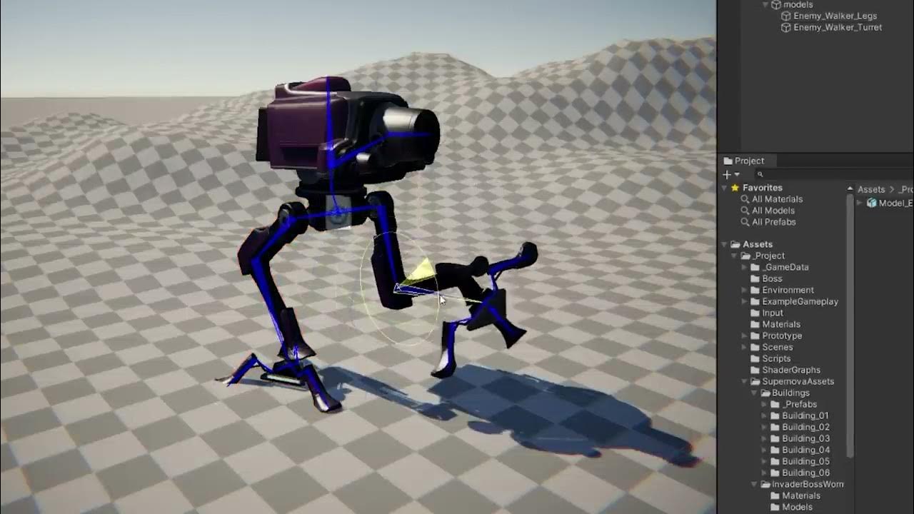 Creating procedural walk movement Prototype Series - YouTube