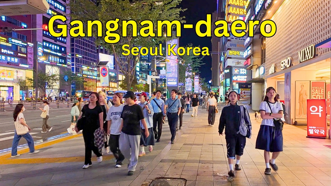 Experience Gangnam: Walking Seoul's Most Iconic & Affluent Street - YouTube