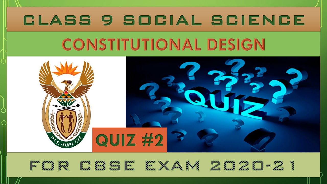 Constitutional Design MCQ Quiz Part-2 - YouTube