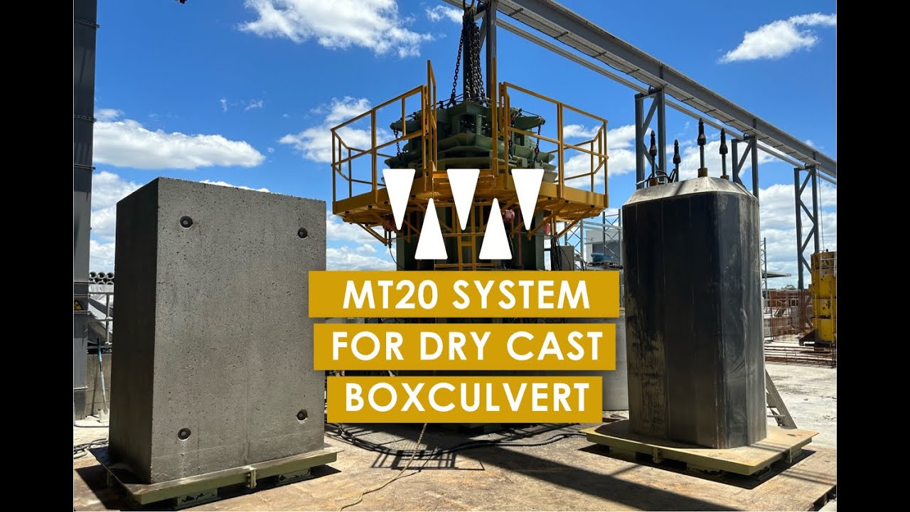 MT20 SYSTEM, THE BEST SYSTEM FOR DRYCAST BOX CULVERT, AUSTRALIA - YouTube