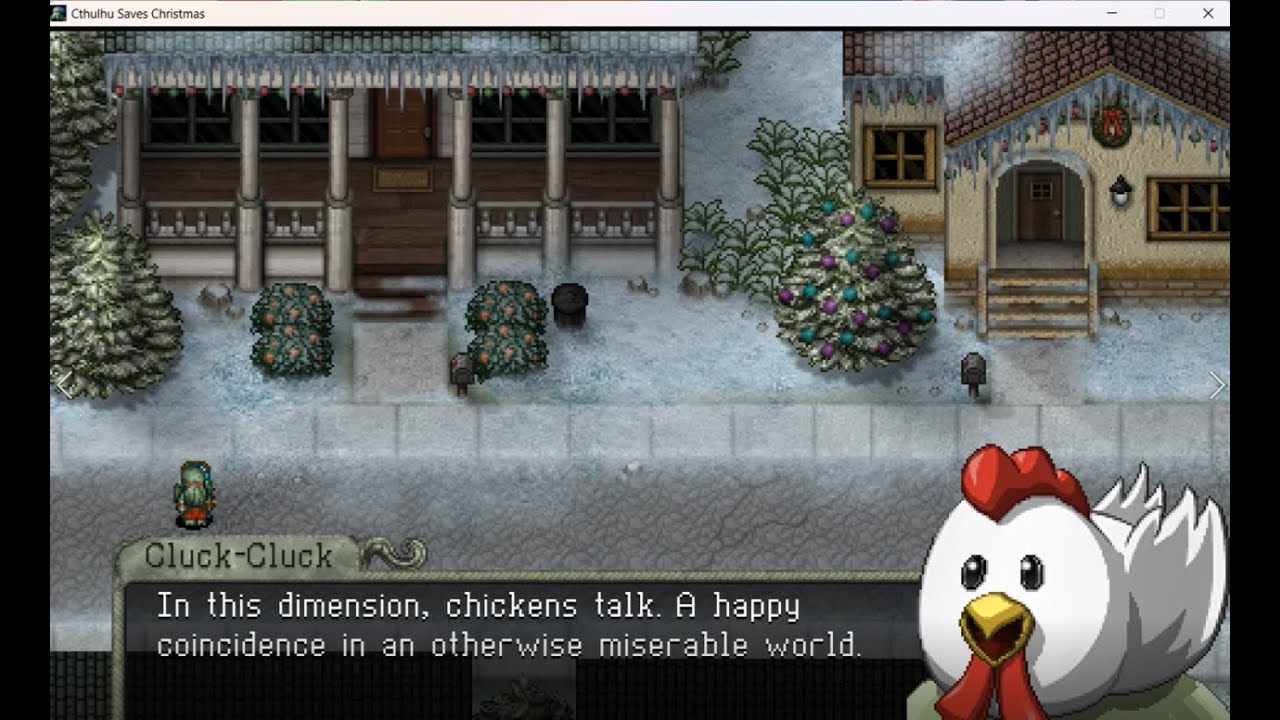 In this Dimension, Chickens Can Talk!? | Cthulhu Saves Christmas Part 7 ...