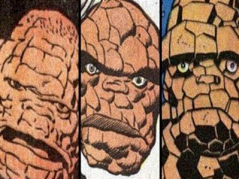 The Evolution of The Thing From Fantastic Four #1 to #51 (Jack Kirby ...