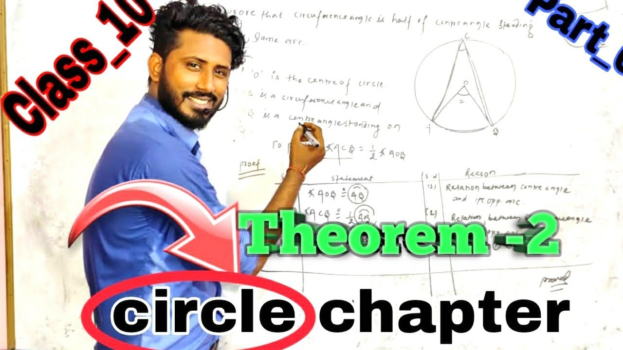 |CIRCLE|Theorem-2|The angel at circumference standing on same arc are ...