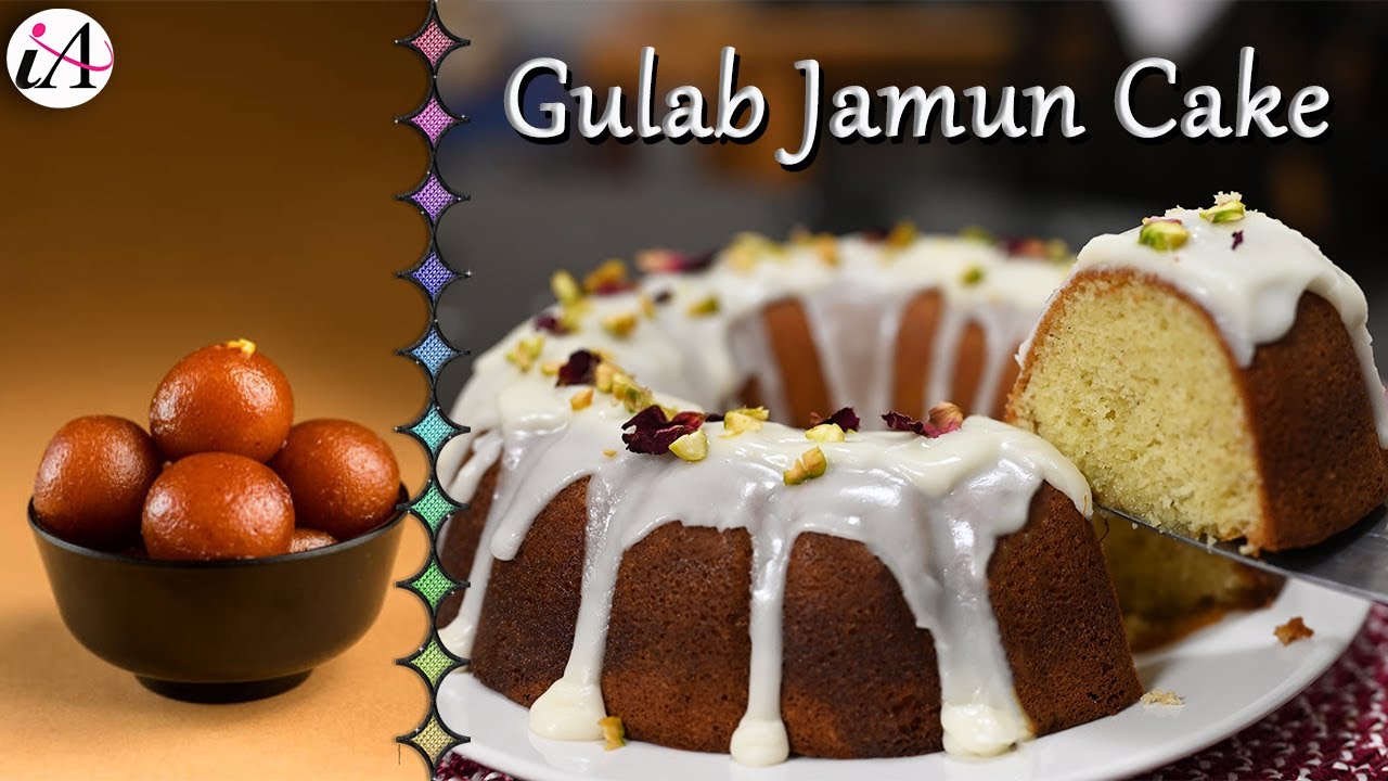 Gulab Jamun Cake | Super Easy Gulab Jamun Bundt Cake | Indian Desert ...