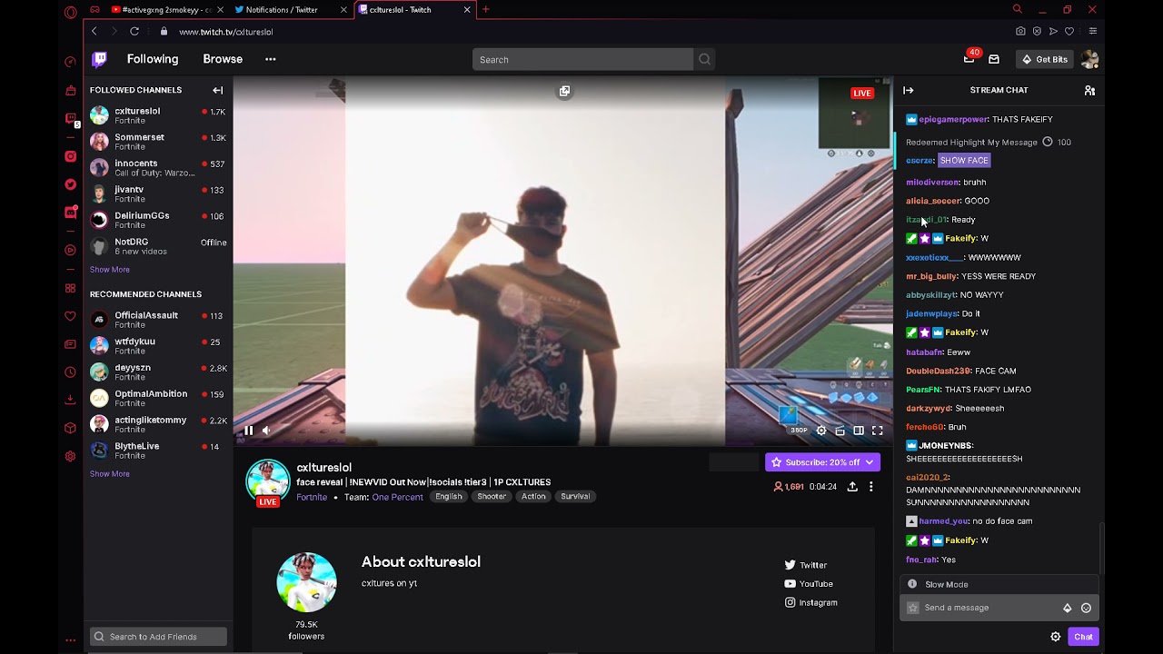 Cxltures Leaked his face reveal !!!!!!(CLickBAiT - YouTube