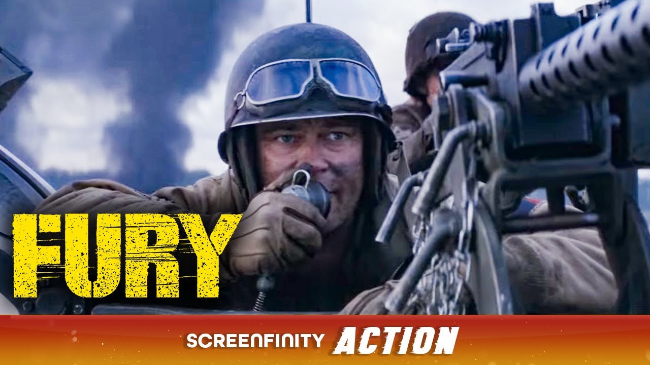 Fury's Iconic World War 2 Battle Scene | Fury | Screenfinity Action ...