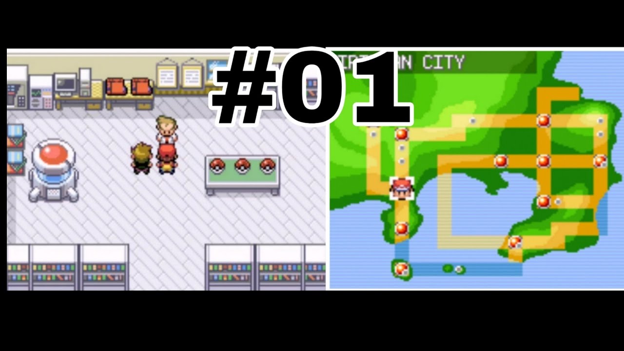Pokemon fire Red Ep 01 Pallet town se Viridian City ka Safar - YouTube