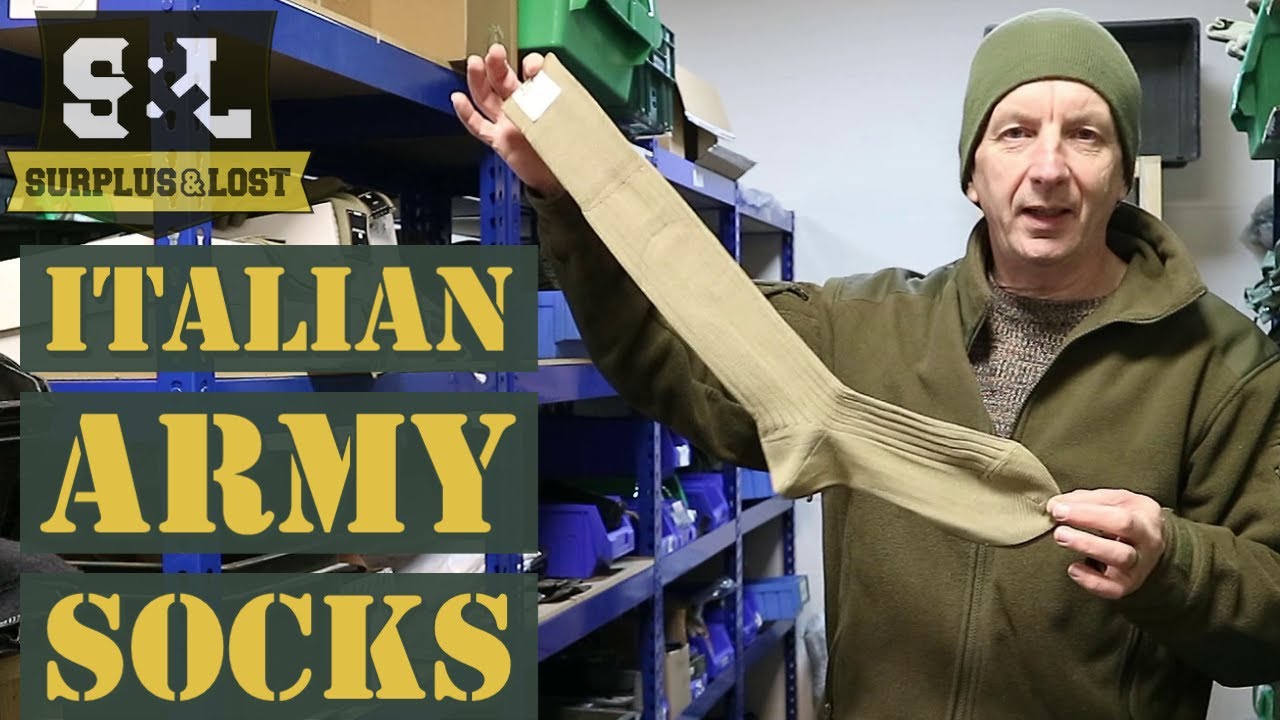 Italian Army Socks - YouTube