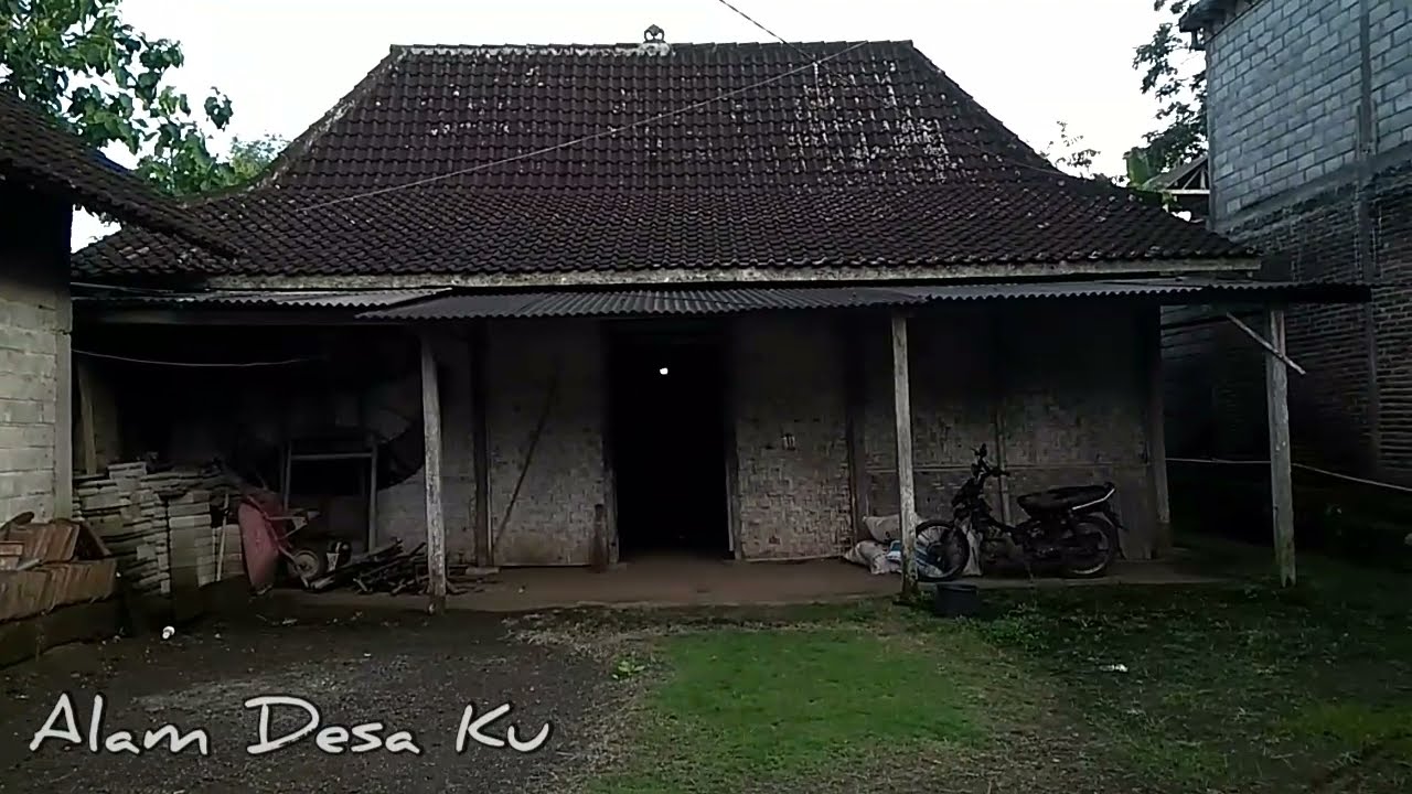 rumah gedek/bambu joglo Jawa kuno yang sudah langka || sederhana dan ...
