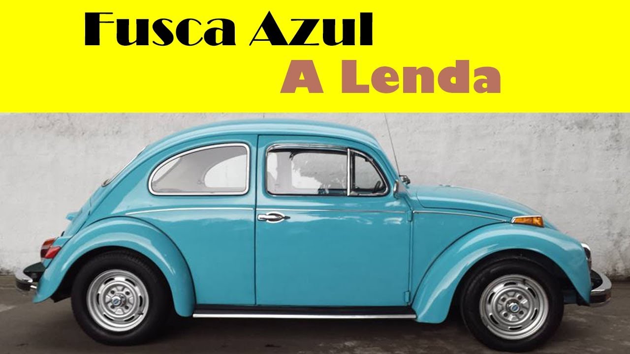 Fusca Azul do soco "a lenda" chic demais - YouTube