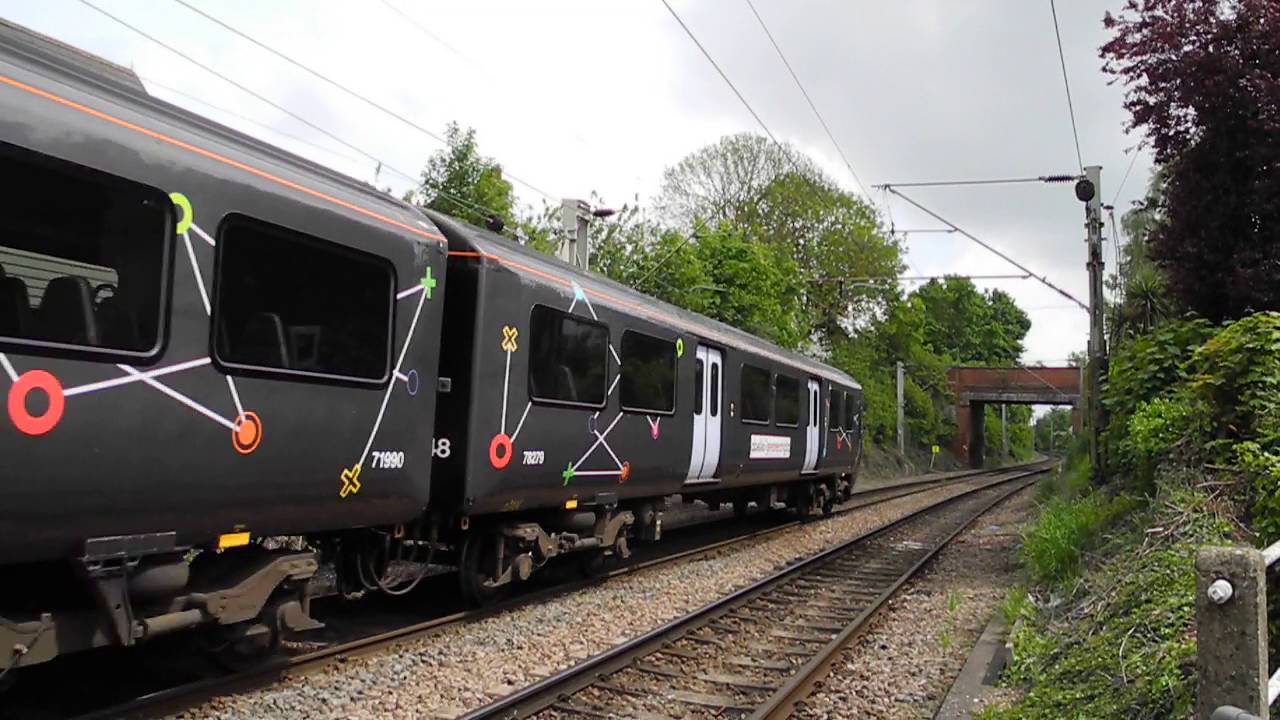 Class 321 Demonstrator passes Wivenhoe on 19th MAY 2016. - YouTube