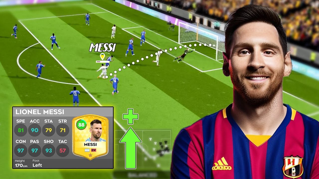 DLS25 | Messi assists Messi scores goals Messi helps teammates Win ...