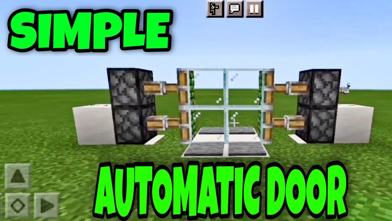 How To Make Automatic Door In Minecraft | DARK GAMING | - YouTube