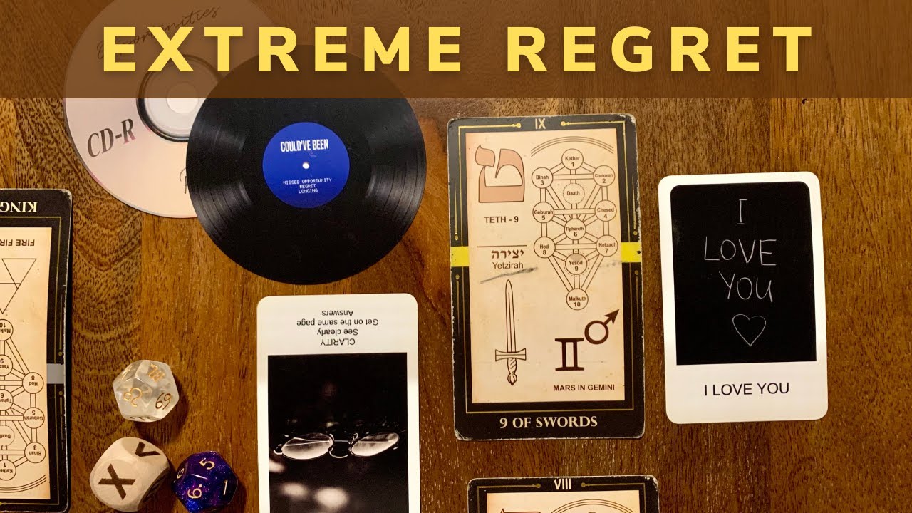 They regret everything, terribly depressed, missing you - YouTube