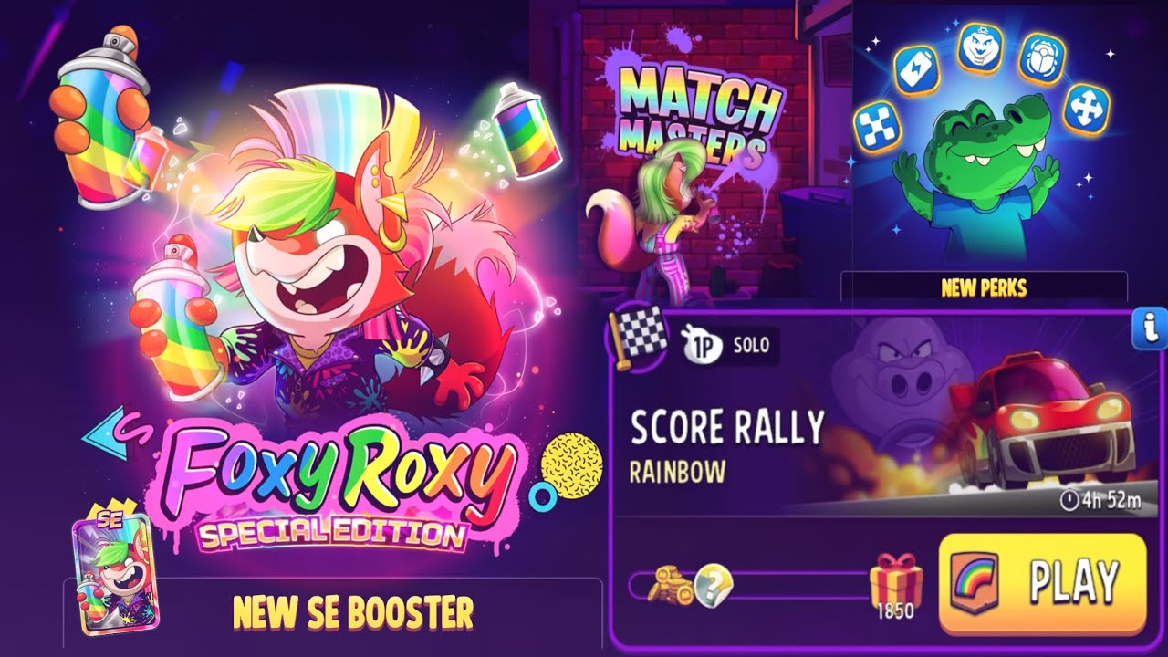 Match Masters New SE booster update - solo challenge score rally ...