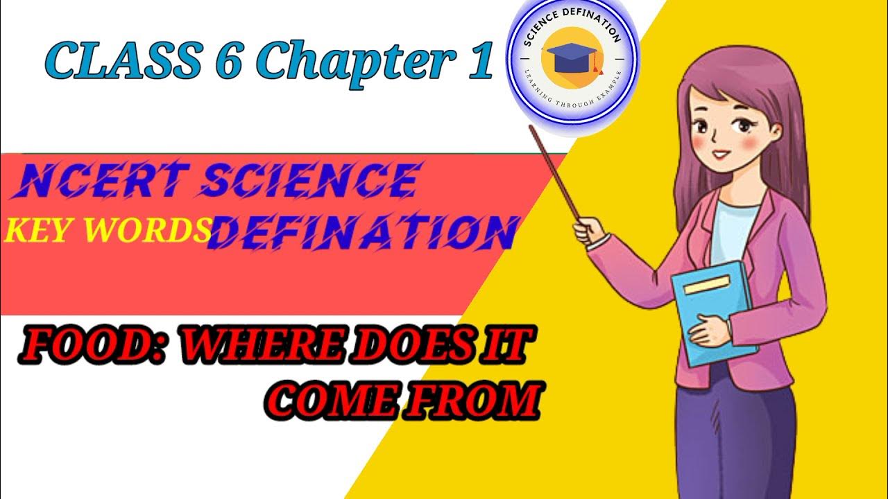NCERT Class 6 Science Chapter1 Food Where Does It Come From Keywords ncert-class-6-science-chapter1-food-where-does-it-come-from-keywords