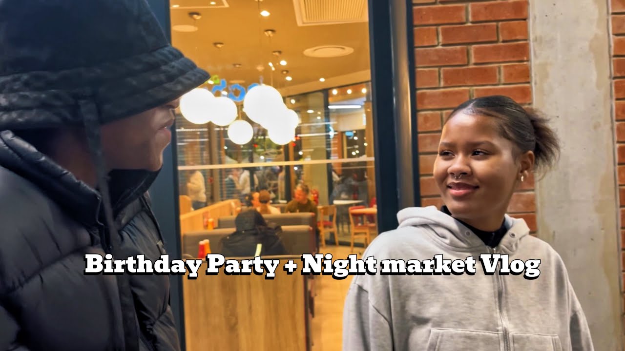 i might be a part time youtuber 😭 | Birthday party vlog | Linton’s Corner Night Market - YouTube
