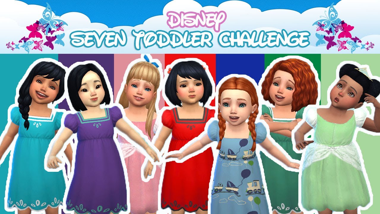 The Sims 4: Seven Toddler Disney Challenge || 2 || 👶 "Młodzi gniewni ...