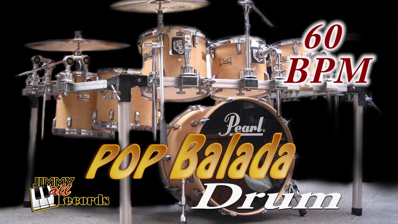 Pop Balada 60 bpm - Drum rhythm in ballad - YouTube