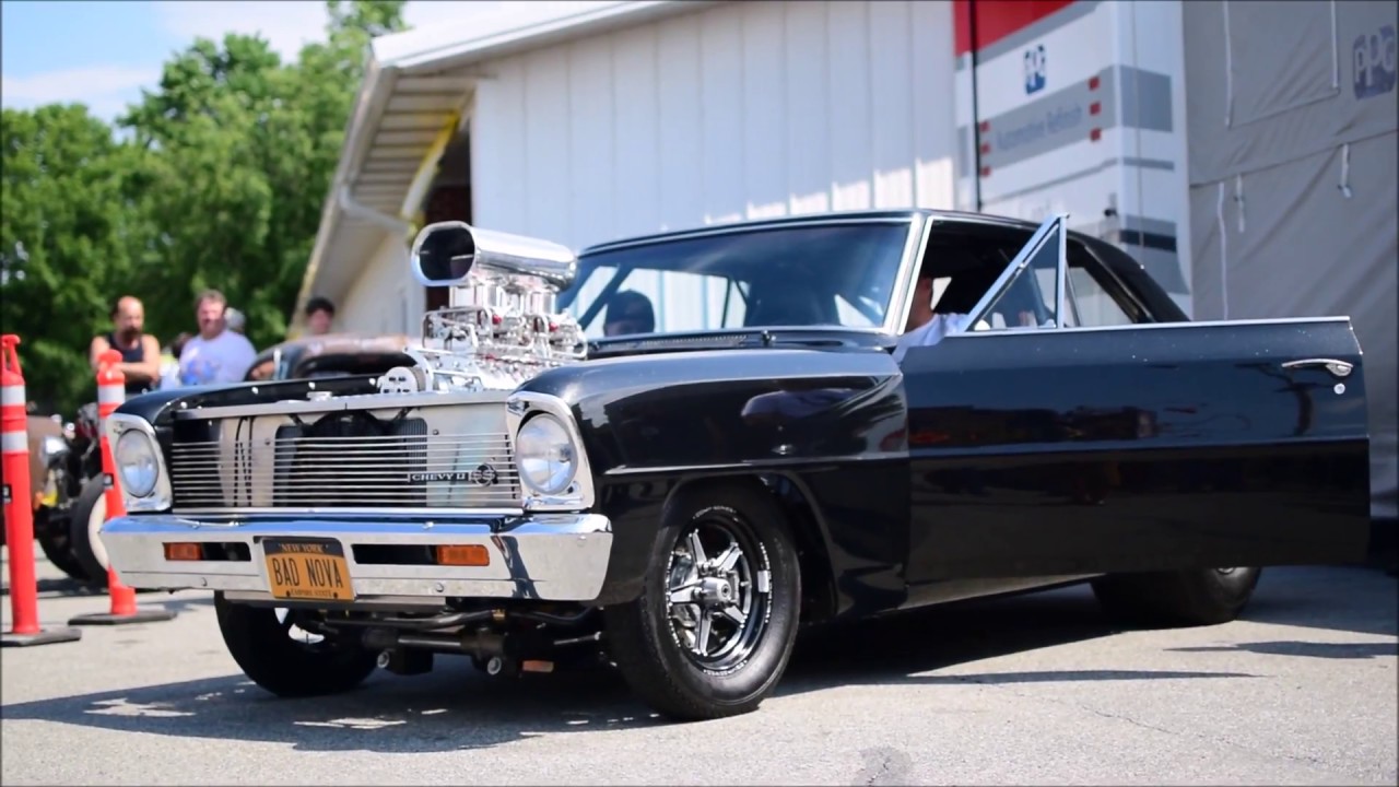 Blown 1966 Nova SS Startup - YouTube