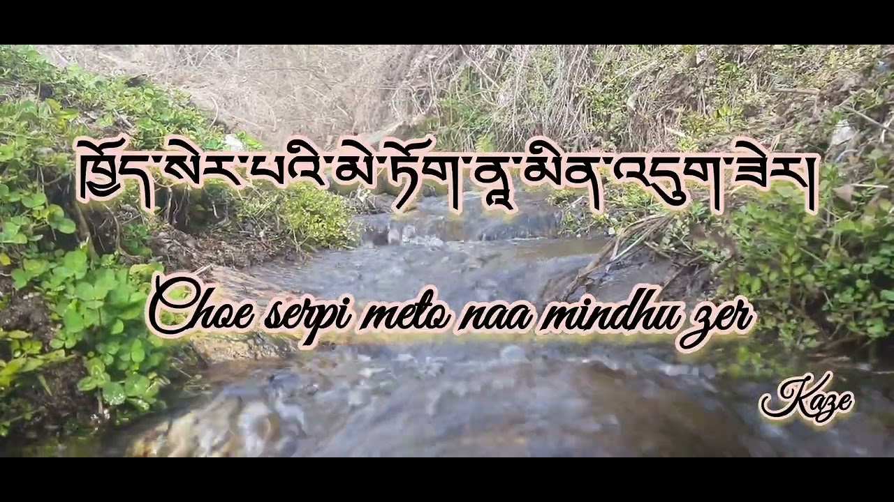 Thrung Thrung karmo lyrics - YouTube