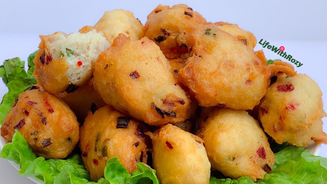 HOW TO MAKE OJOJO WATER YAM FRITTERS - YouTube