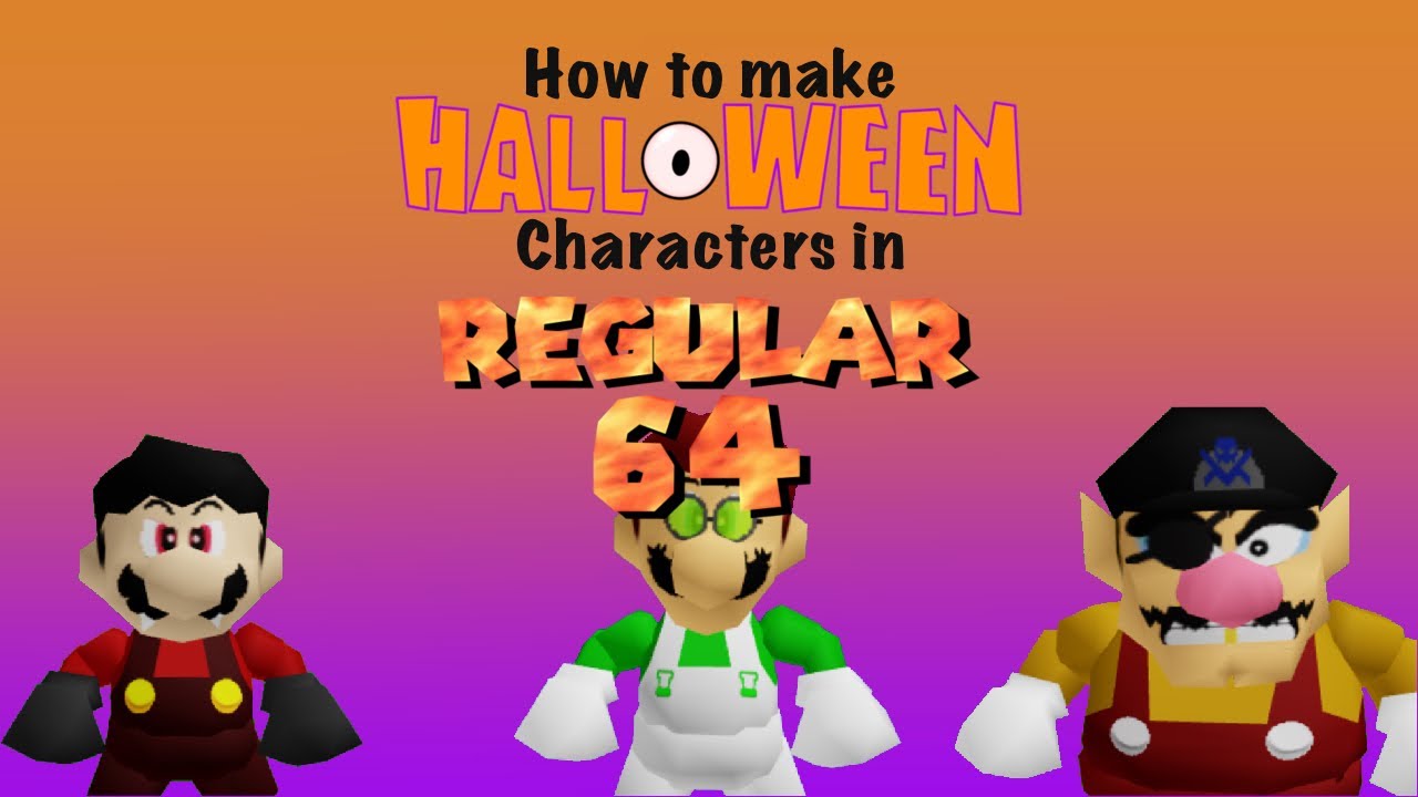 How to make HALLOWEEN characters in REGULAR 64! (Regular 64) (Roblox ...