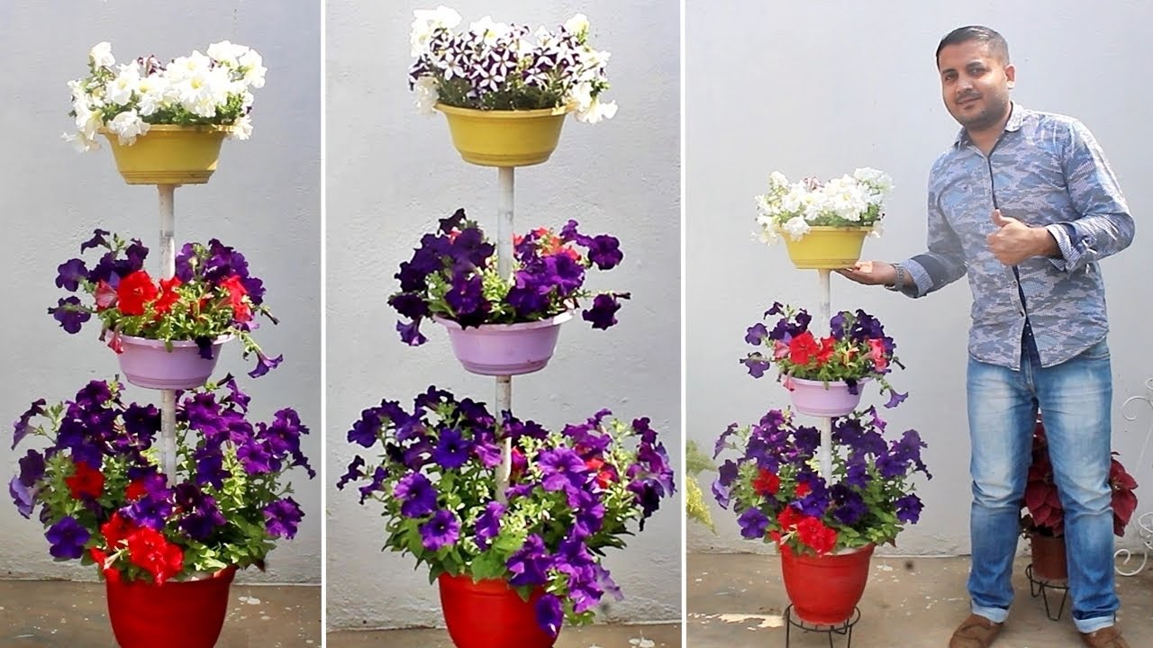 Watch: IT'S TOO EASY To Make a Vertical STACK Planter! - YouTube