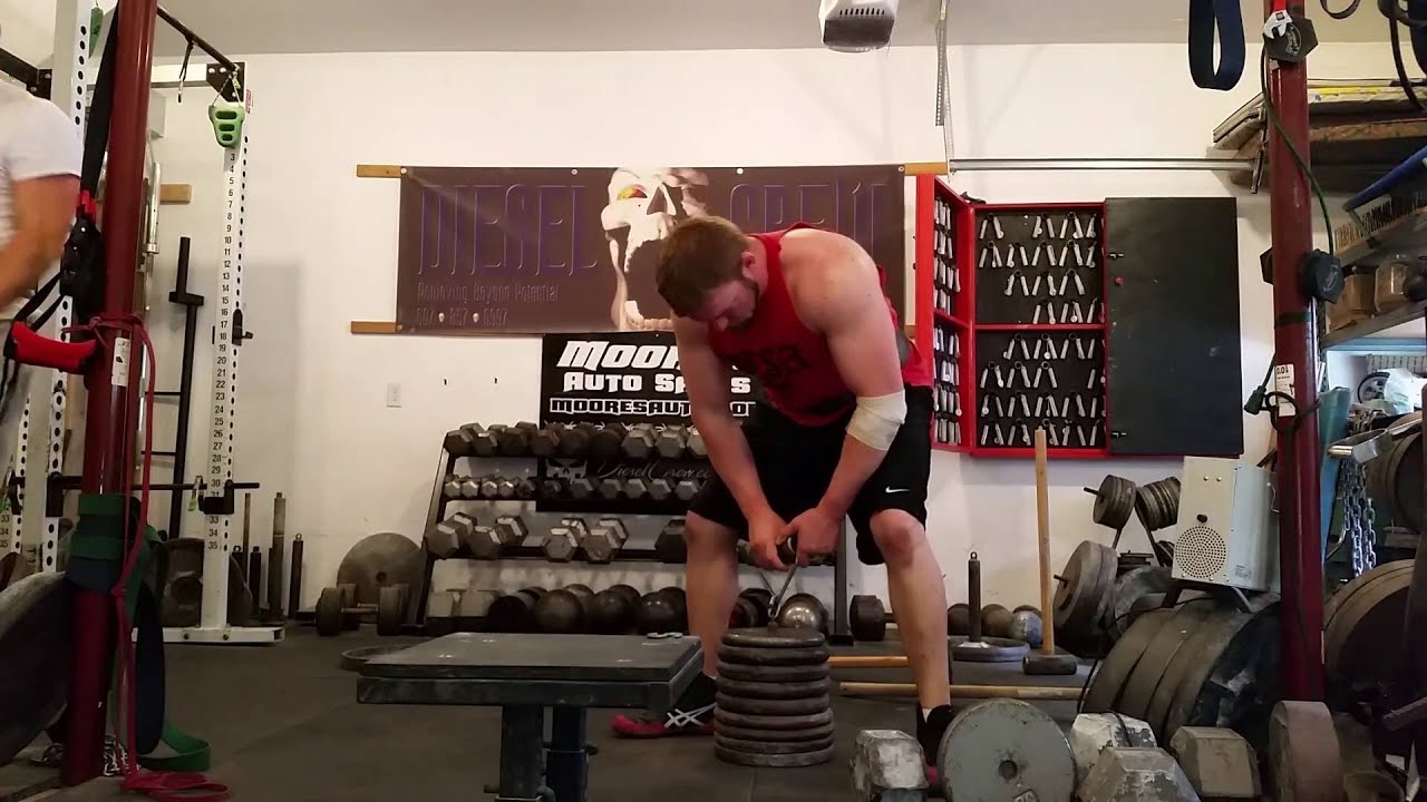 First Ever Lift of 100kg on New Rolling Thunder Handle - YouTube