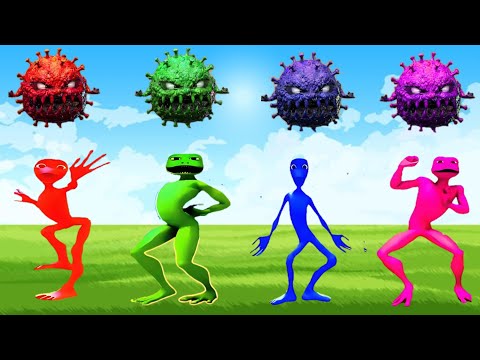 Wrong Heads DAME TU COSITA and PATILA Alien Green El Chambo Dance CHALLEGE Yeşil Uzaylı