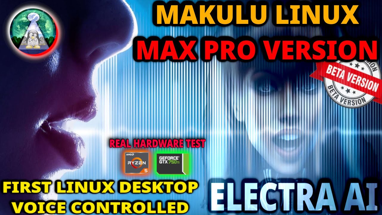 REWOLUCJA - Pierwszy Linux sterowany głosem MakuluLinux MAX Pro BETA 1 ...