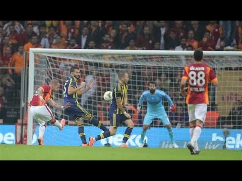 Sneıjder Fenerbahce'ye attığı 2. Gol (Tribün Çekimi)