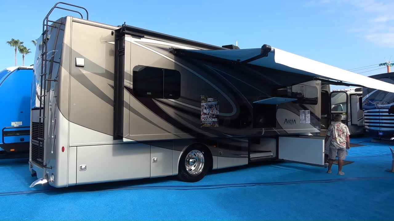 The 2020 Huge Camper (RV) THOR ARIA from America - YouTube