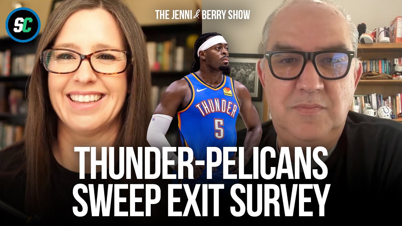 The Thunder-Pelicans sweep exit survey | The Jenni & Berry Show - YouTube