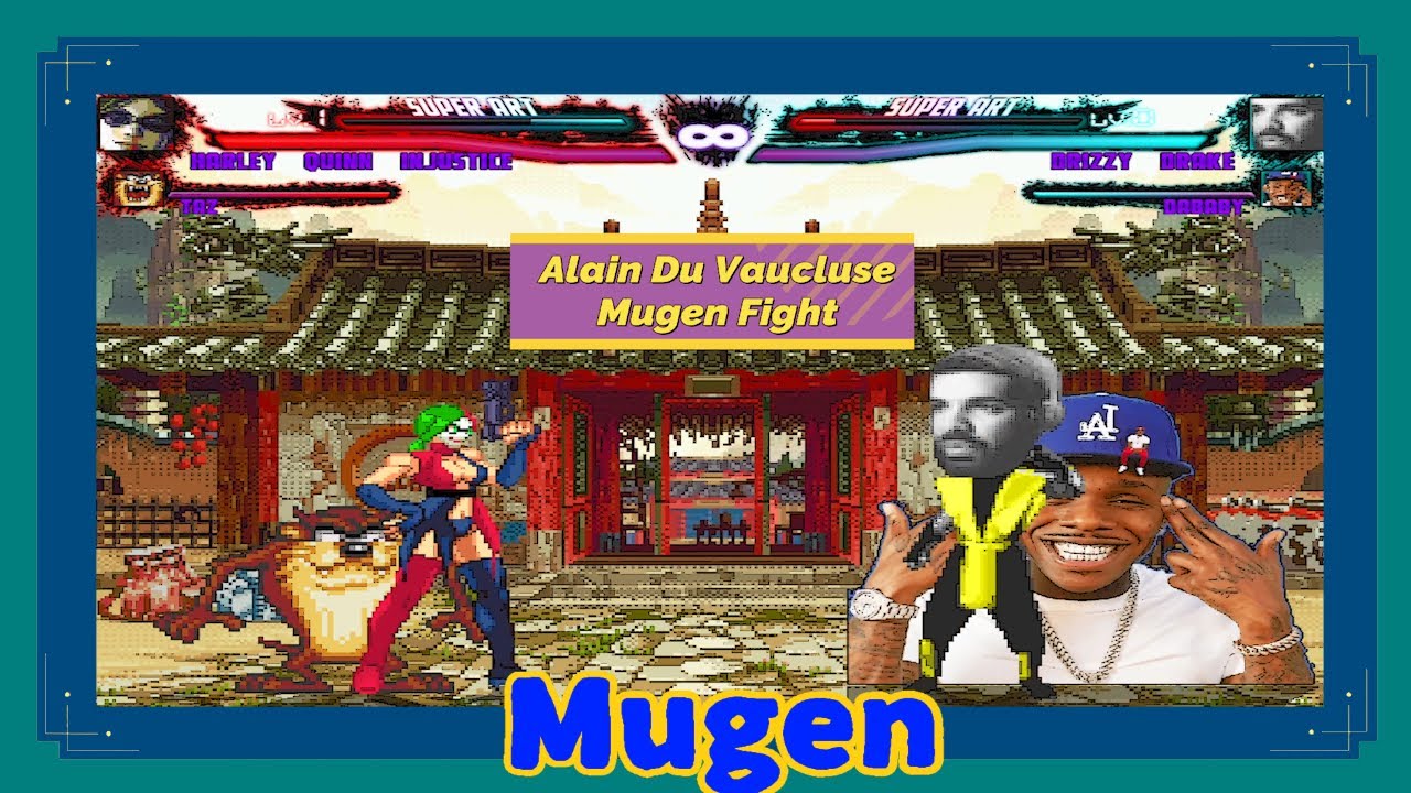 Mugen : Harley Quinn & Taz Vs Drake & Da'Baby (Request) - YouTube