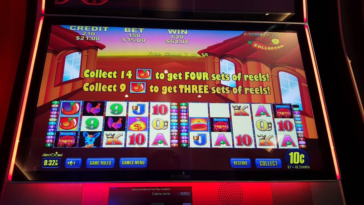 More Chilli Pokie Win - $15 Bets - YouTube