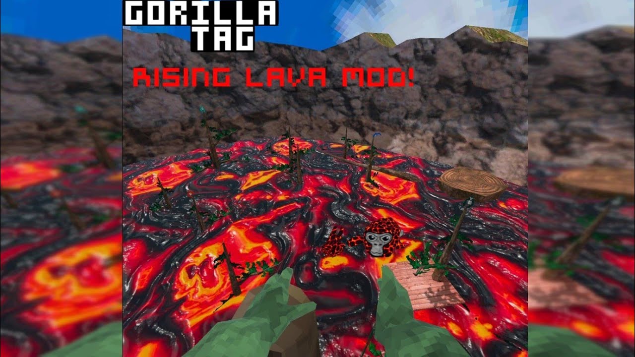 THE FLOOR IS LAVA! New Gorilla Tag Mod - YouTube