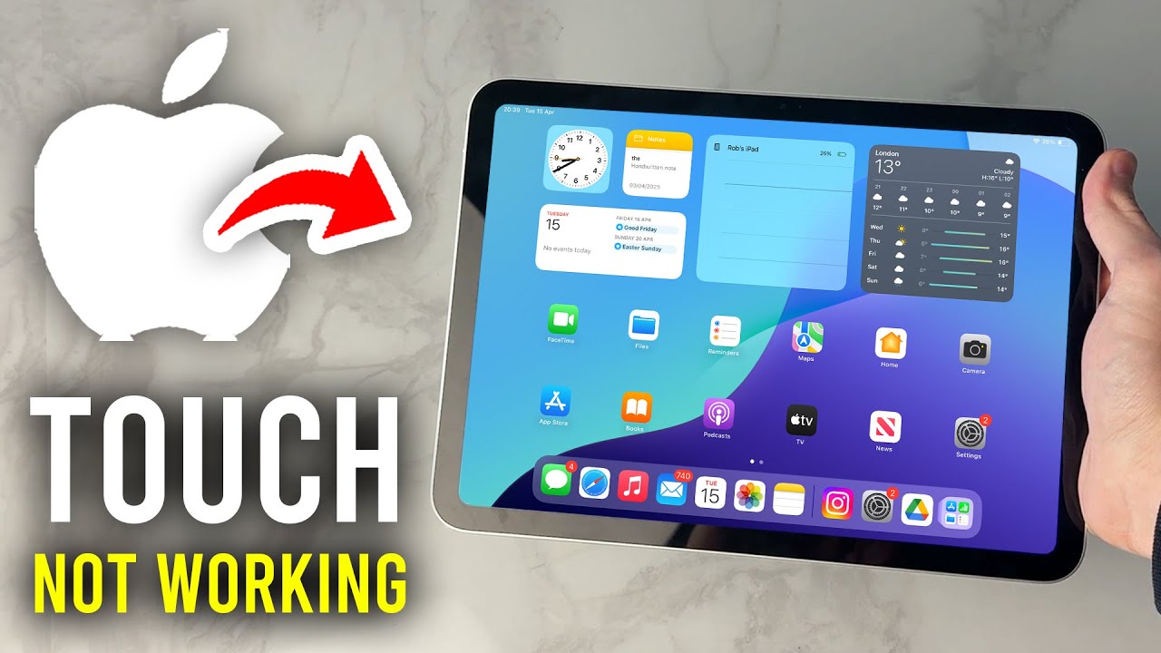 How To Fix iPad Touch Screen Not Working - Full Guide - YouTube