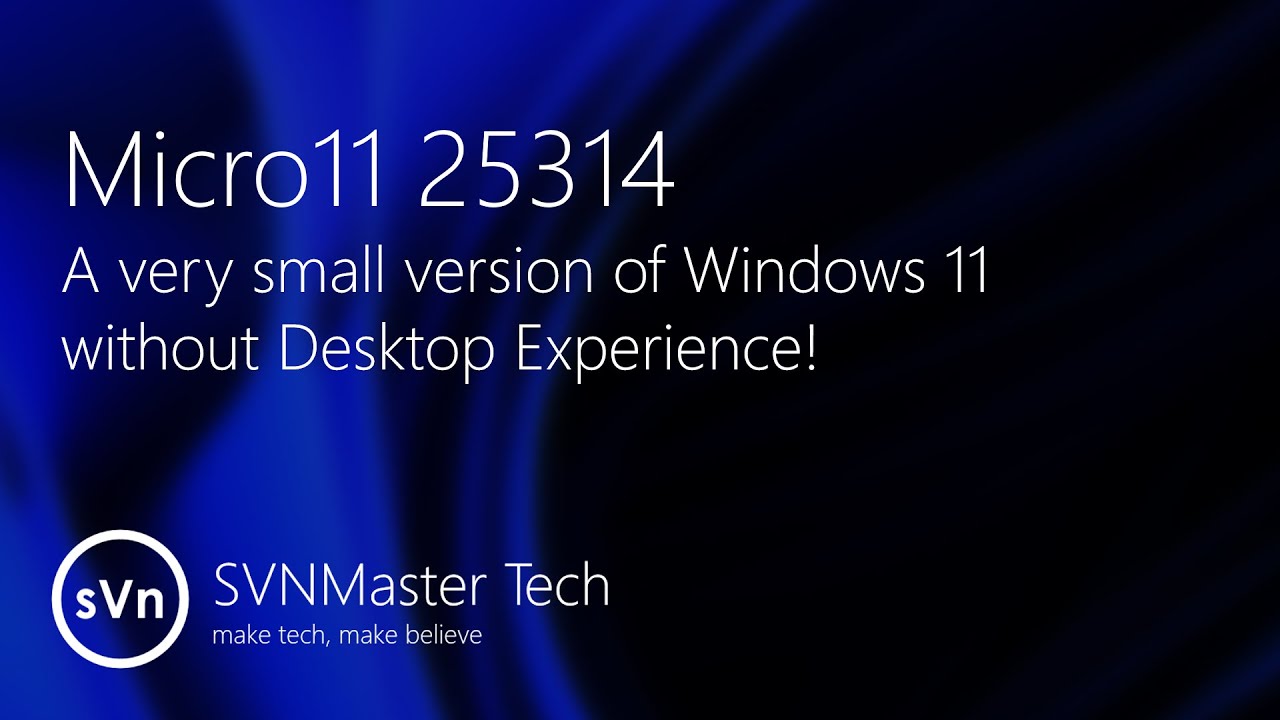 Micro11 Demo - YouTube