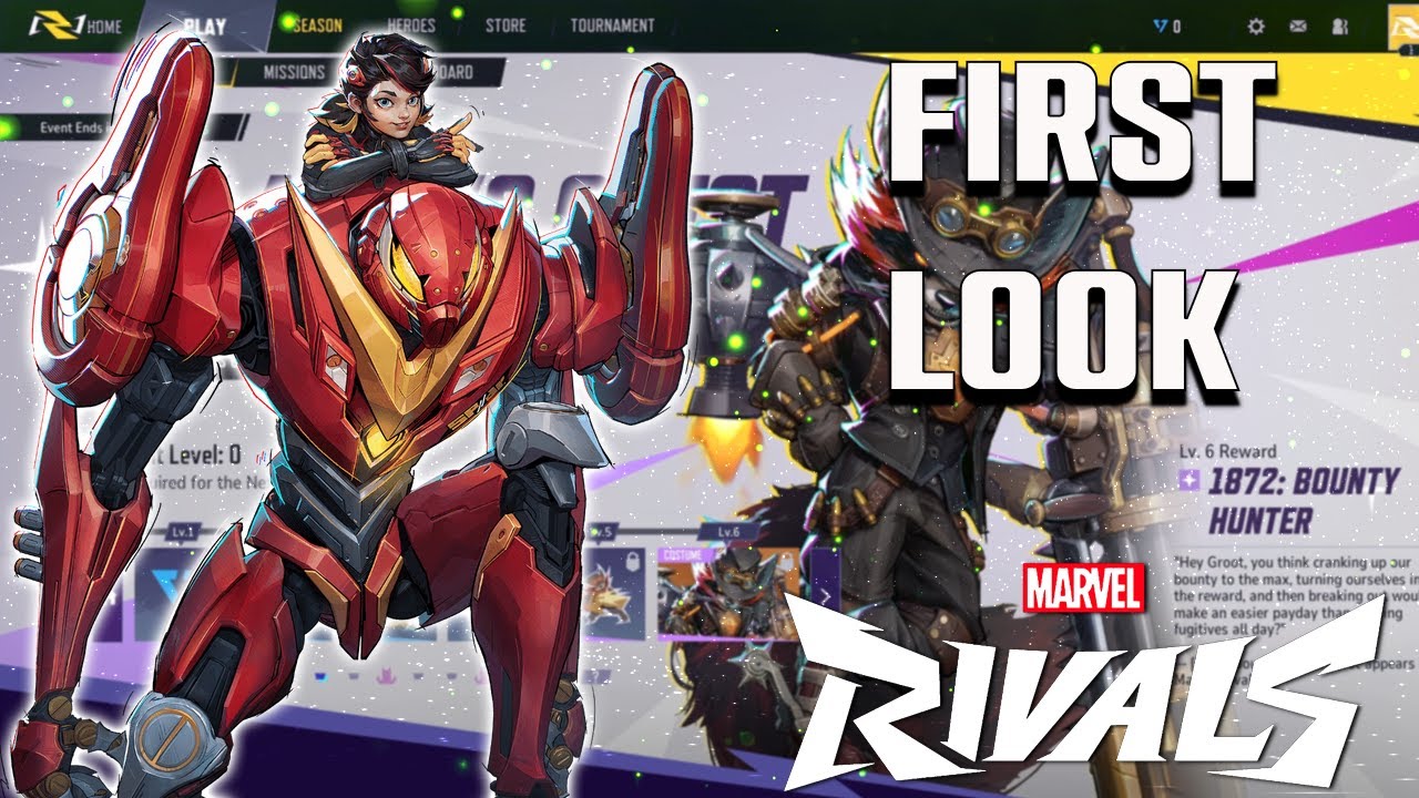 First Look at Marvel Rivals BATTLE PASS! - YouTube