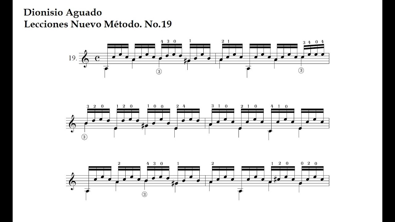 D. Aguado. Nuevo Método, N19 - YouTube