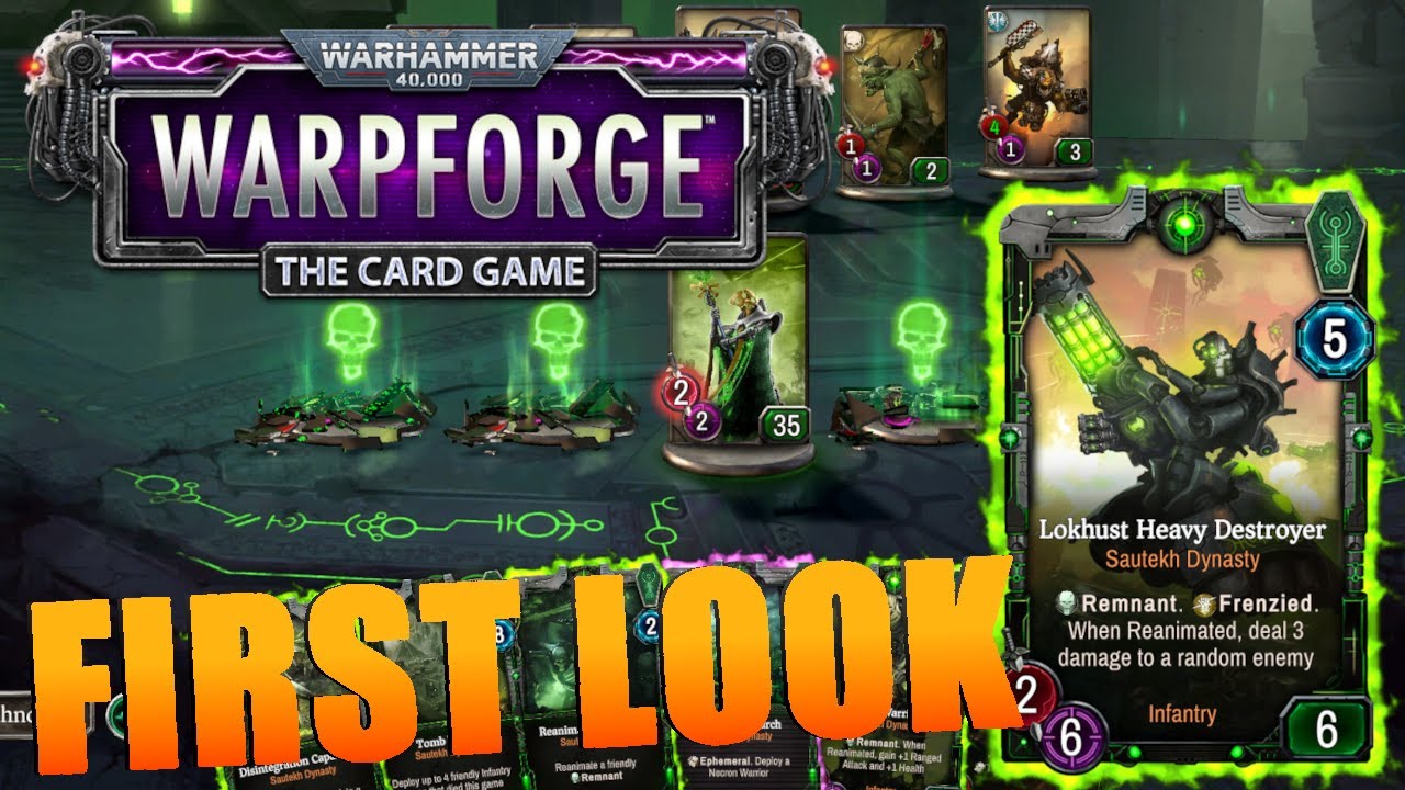 Warhammer 40,000: Warpforge - Gameplay - YouTube