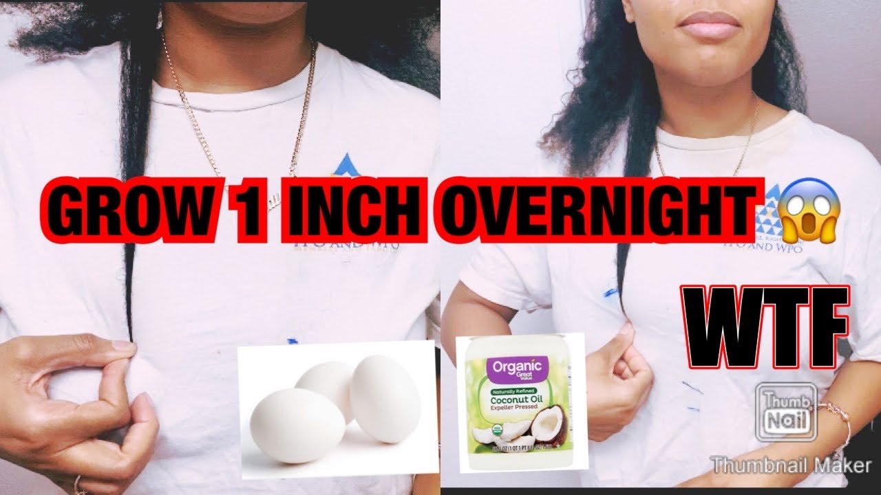 1 INCH IN 12 HOURS | HAIR GROWTH HACK | NATURAL HAIR - YouTube